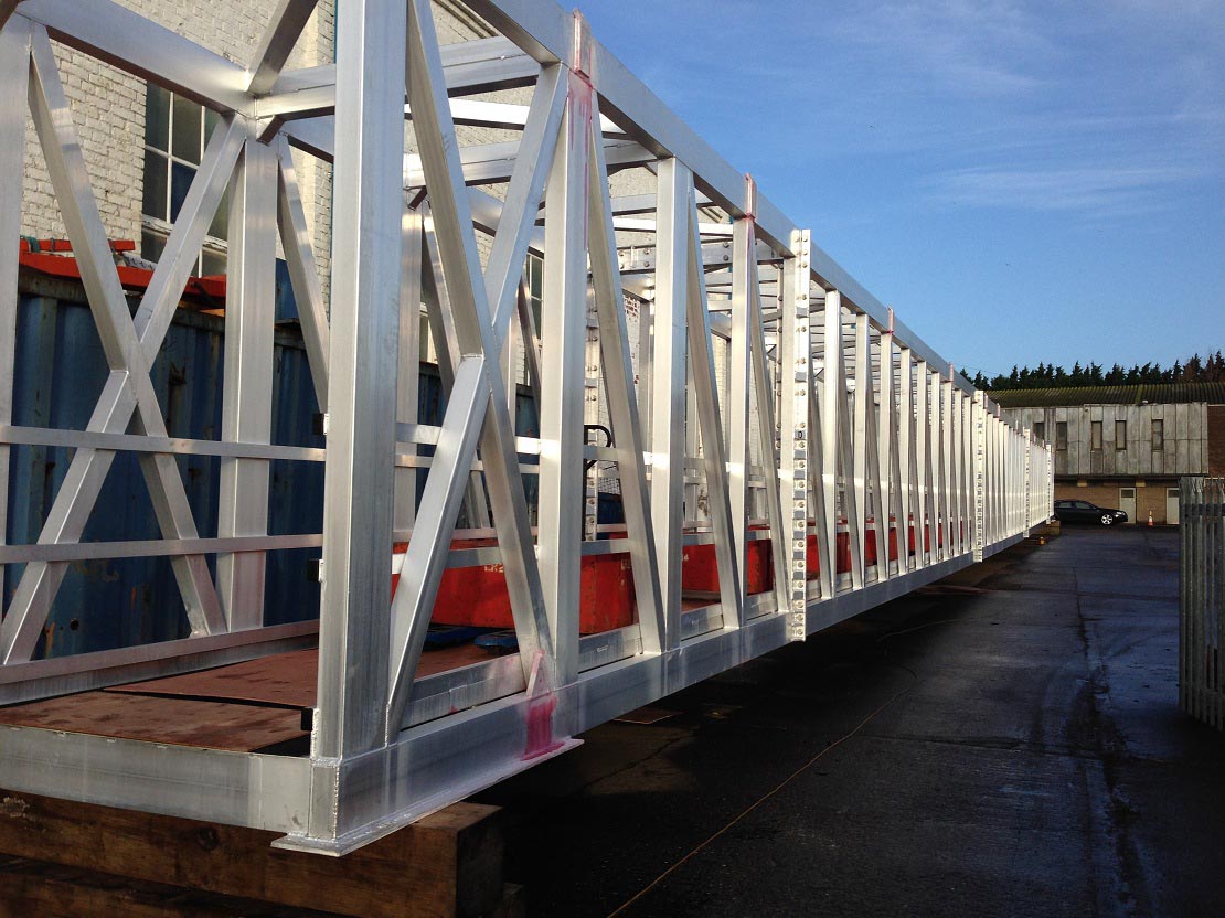 Tyne Gangway Gallery 48m Gangway Under Load Test | Tyne Gangway